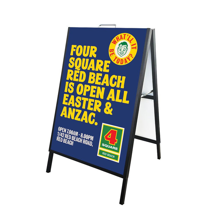 How 4Square Red Beach Chose the Right Footpath Sign for Their Windy Lo ...