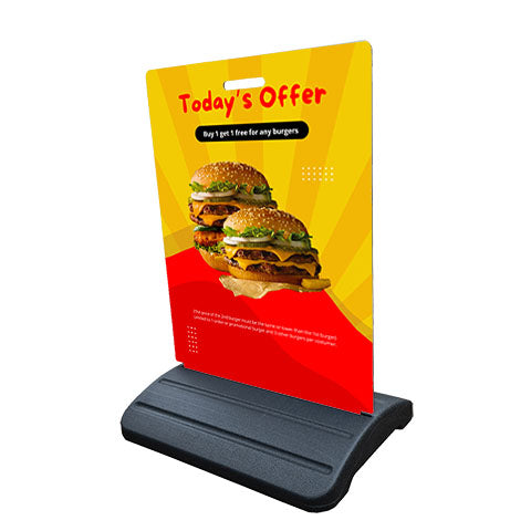 Footpath Sign with ACM Board – A-frame Footpath Sign