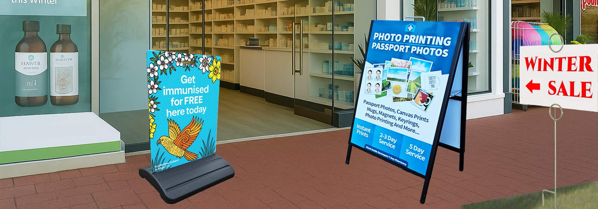 A-frame Sandwich Board Footpath Sign $99+: Beat Any Price in NZ – A ...