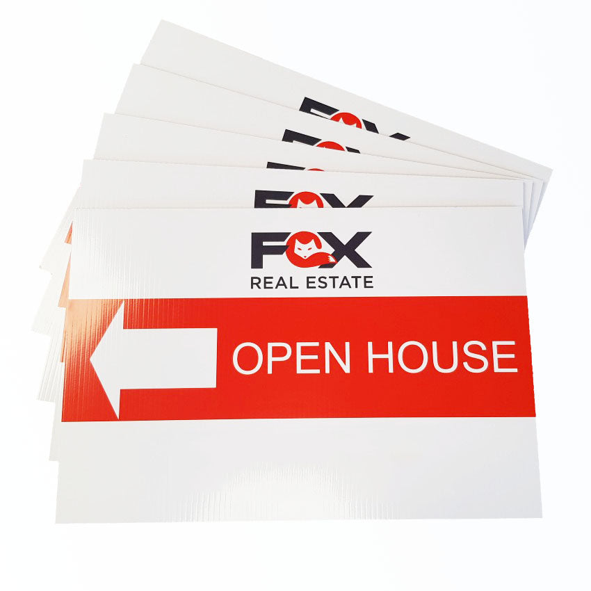 Corflute Sign Best Price – A-frame Footpath Sign